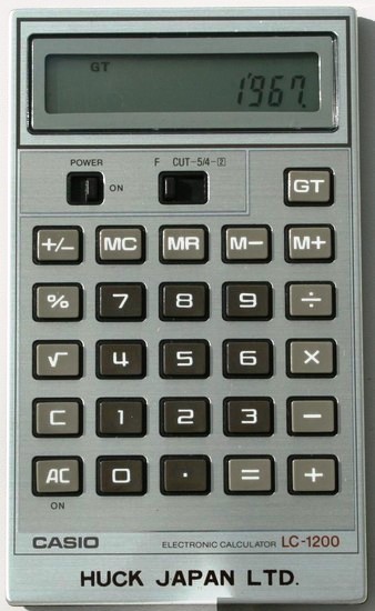 Casio - LC-1200 - - Calculatrice LCD - Casio LC1200 - Casio.ledudu.com ...