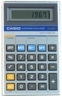 Casio - LC-403B - - Calculatrice LCD - Casio LC403B - Casio.ledudu.com ...