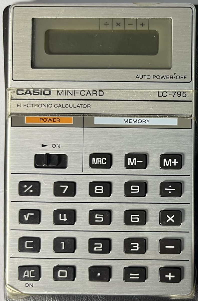 Casio - LC-795 - - Calculatrice LCD - Casio LC795 - Casio.ledudu.com ...